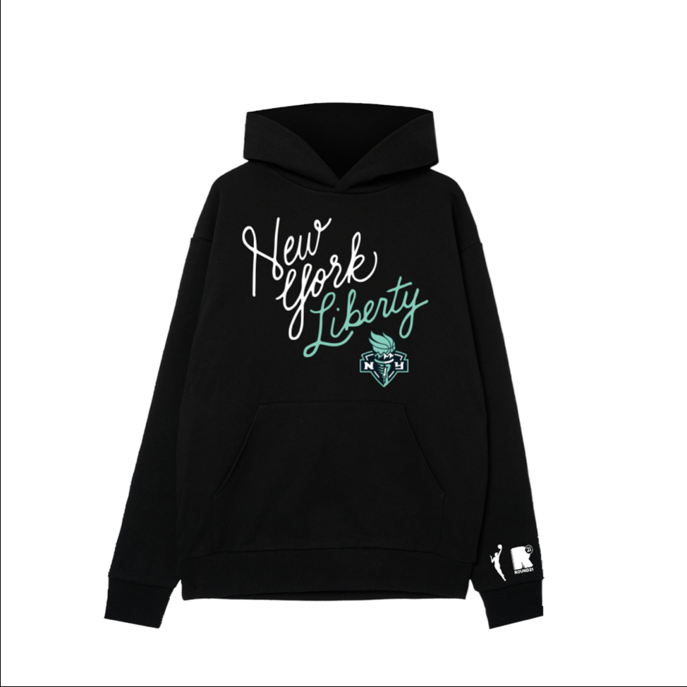 New York Liberty Script Hoodie – Round21